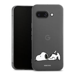 DeinDesign Google Pixel 9a Handy Silikon H&uuml;lle Case transparent Handyh&uuml;lle Official Licensed Product Snoopy Peanuts Silikon Case