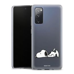 DeinDesign Galaxy S20 FE Handy Silikon H&uuml;lle Case transparent Handyh&uuml;lle Peanuts Snoopy Official Licensed Product Silikon Case