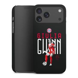 DeinDesign iPhone 17 Pro Max Handy Premium Case Smartphone Handyh&uuml;lle Schutzh&uuml;lle gl&auml;nzend Fc Bayern M&uuml;nchen Official Licensed Product Giulia Gwinn Premium Case