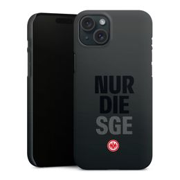 DeinDesign iPhone 15 Plus Handy Premium Case Smartphone Handyh&uuml;lle Schutzh&uuml;lle matt Eintracht Frankfurt Sge Official Licensed Product Premium Case
