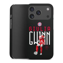 DeinDesign iPhone 17 Pro Handy Premium Case Smartphone Handyh&uuml;lle Schutzh&uuml;lle gl&auml;nzend Fc Bayern M&uuml;nchen Official Licensed Product Giulia Gwinn Premium Case