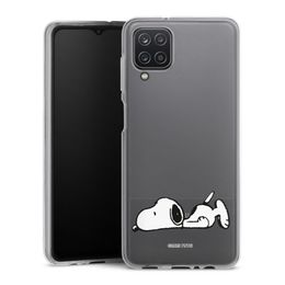 DeinDesign Galaxy A12 Handy Silikon H&uuml;lle Case transparent Handyh&uuml;lle Official Licensed Product Snoopy Peanuts Silikon Case