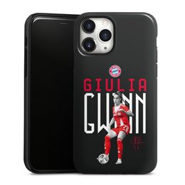 DeinDesign iPhone 11 Pro Handy Panzer Handyh&uuml;lle robuste Outdoor H&uuml;lle Schutzh&uuml;lle gl&auml;nzend Fc Bayern M&uuml;nchen Official Licensed Product Giulia Gwinn Tough Case