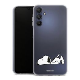 DeinDesign Galaxy A15 5G Handy Silikon H&uuml;lle Case transparent Handyh&uuml;lle Official Licensed Product Snoopy Peanuts Silikon Case
