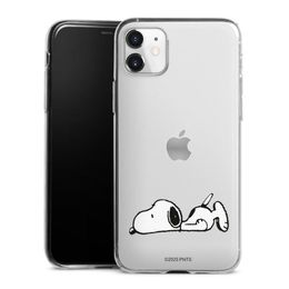 DeinDesign iPhone 11 Handy Slim Case Silikon Handyh&uuml;lle transparent H&uuml;lle extra d&uuml;nn Snoopy Official Licensed Product Peanuts Silikon Slim Case