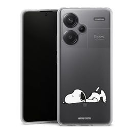 DeinDesign Xiaomi Redmi Note 13 Pro Plus Handy Silikon H&uuml;lle Case transparent Handyh&uuml;lle Official Licensed Product Snoopy Peanuts Silikon Case