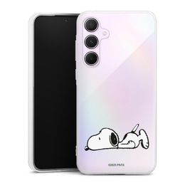 DeinDesign Galaxy A55 5G Handy Silikon H&uuml;lle Case transparent Handyh&uuml;lle Official Licensed Product Snoopy Peanuts Silikon Case
