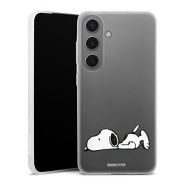 DeinDesign Galaxy S25 Handy Slim Case Silikon Handyh&uuml;lle transparent H&uuml;lle extra d&uuml;nn Official Licensed Product Snoopy Peanuts Silikon Slim Case