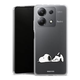 DeinDesign Xiaomi Redmi Note 13 5G Handy Silikon H&uuml;lle Case transparent Handyh&uuml;lle Official Licensed Product Snoopy Peanuts Silikon Case