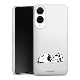 DeinDesign Galaxy S25 Edge Handy Silikon H&uuml;lle Case transparent Handyh&uuml;lle Official Licensed Product Snoopy Peanuts Silikon Case