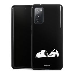DeinDesign Galaxy S20 FE 5G Handy Silikon H&uuml;lle Case schwarz Handyh&uuml;lle Peanuts Snoopy Official Licensed Product