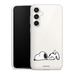 DeinDesign Galaxy S23 FE Handy Silikon H&uuml;lle Case transparent Handyh&uuml;lle Official Licensed Product Snoopy Peanuts Silikon Case
