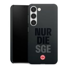 DeinDesign Galaxy S23 Handy Premium Case Smartphone Handyh&uuml;lle Schutzh&uuml;lle matt Eintracht Frankfurt Sge Official Licensed Product Premium Case