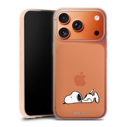 DeinDesign iPhone 17 Pro Max Handy Silikon H&uuml;lle Case transparent Handyh&uuml;lle Official Licensed Product Snoopy Peanuts Silikon Case