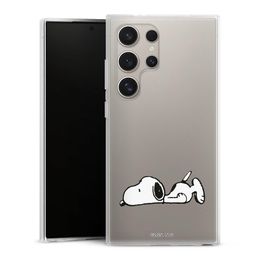 DeinDesign Galaxy S24 Ultra Handy Silikon H&uuml;lle Case transparent Handyh&uuml;lle Official Licensed Product Snoopy Peanuts Silikon Case