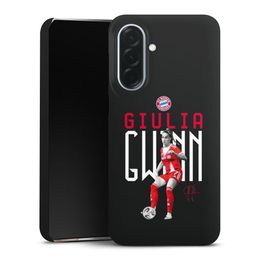 DeinDesign Galaxy A36 5G Handy Premium Case Smartphone Handyh&uuml;lle Schutzh&uuml;lle matt Fc Bayern M&uuml;nchen Official Licensed Product Giulia Gwinn Premium Case