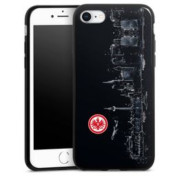DeinDesign iPhone SE (2020) Handy Slim Case extra d&uuml;nn Silikon Handyh&uuml;lle schwarz H&uuml;lle Skyline Sge Eintracht Frankfurt Silikon Slim Case