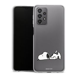 DeinDesign Galaxy A23 5G Handy Silikon H&uuml;lle Case transparent Handyh&uuml;lle Official Licensed Product Snoopy Peanuts Silikon Case