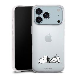DeinDesign iPhone 17 Pro Handy Silikon H&uuml;lle Case transparent Handyh&uuml;lle Official Licensed Product Snoopy Peanuts Silikon Case