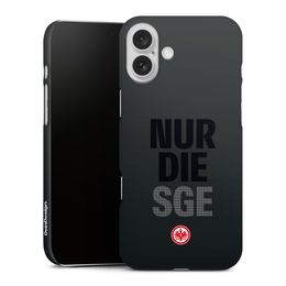 DeinDesign iPhone 16 Plus Handy Premium Case Smartphone Handyh&uuml;lle Schutzh&uuml;lle matt Eintracht Frankfurt Sge Official Licensed Product Premium Case