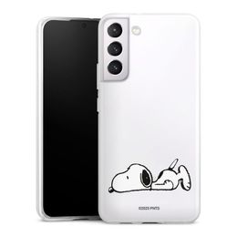 DeinDesign Galaxy S22+ Handy Silikon H&uuml;lle Case transparent Handyh&uuml;lle Official Licensed Product Snoopy Peanuts Silikon Case