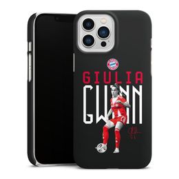 DeinDesign iPhone 13 Pro Max Handy Premium Case Smartphone Handyh&uuml;lle Schutzh&uuml;lle matt Fc Bayern M&uuml;nchen Official Licensed Product Giulia Gwinn Premium Case