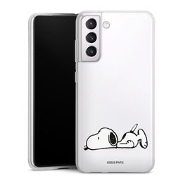 DeinDesign Galaxy S21 FE 5G Handy Silikon H&uuml;lle Case transparent Handyh&uuml;lle Official Licensed Product Snoopy Peanuts Silikon Case