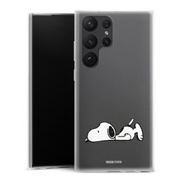 DeinDesign Galaxy S23 Ultra Handy Silikon H&uuml;lle Case transparent Handyh&uuml;lle Official Licensed Product Snoopy Peanuts Silikon Case