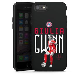 DeinDesign iPhone SE (2020) Handy Panzer Handyh&uuml;lle robuste Outdoor H&uuml;lle Schutzh&uuml;lle matt Fc Bayern M&uuml;nchen Giulia Gwinn Official Licensed Product Tough Case