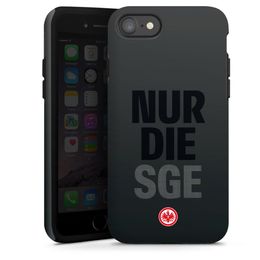 DeinDesign iPhone SE (2020) Handy Panzer Handyh&uuml;lle robuste Outdoor H&uuml;lle Schutzh&uuml;lle matt Sge Official Licensed Product Eintracht Frankfurt Tough Case