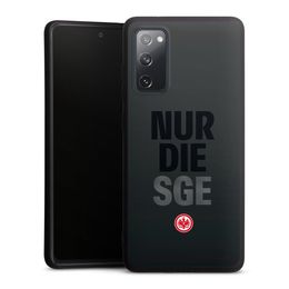 DeinDesign Galaxy S20 FE Handy Premium Silikon H&uuml;lle Handyh&uuml;lle schwarz Case Sge Eintracht Frankfurt Official Licensed Product Silikon Premium Case