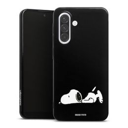 DeinDesign Galaxy A36 5G Handy Silikon H&uuml;lle Case schwarz Handyh&uuml;lle Official Licensed Product Snoopy Peanuts