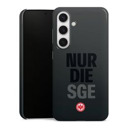 DeinDesign Galaxy S24 Handy Premium Case Smartphone Handyh&uuml;lle Schutzh&uuml;lle gl&auml;nzend Eintracht Frankfurt Sge Official Licensed Product Premium Case