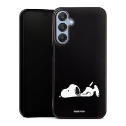 DeinDesign Galaxy A25 5G Handy Silikon H&uuml;lle Case schwarz Handyh&uuml;lle Official Licensed Product Snoopy Peanuts