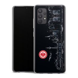 DeinDesign Galaxy A32 4G Handy Silikon H&uuml;lle Case transparent Handyh&uuml;lle Skyline Eintracht Frankfurt Sge Silikon Case