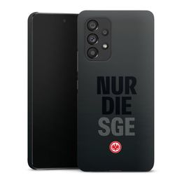 DeinDesign Galaxy A53 5G Handy Premium Case Smartphone Handyh&uuml;lle Schutzh&uuml;lle gl&auml;nzend Sge Eintracht Frankfurt Official Licensed Product Premium Case