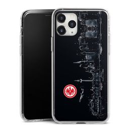 DeinDesign iPhone 11 Pro Max Handy Silikon H&uuml;lle Case transparent Handyh&uuml;lle Skyline Eintracht Frankfurt Sge Silikon Case