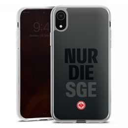 DeinDesign iPhone Xr Handy Silikon H&uuml;lle Case transparent Handyh&uuml;lle Eintracht Frankfurt Sge Official Licensed Product Silikon Case