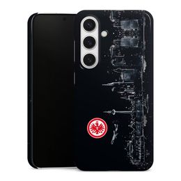 DeinDesign Galaxy S24 Handy Premium Case Smartphone Handyh&uuml;lle Schutzh&uuml;lle gl&auml;nzend Skyline Eintracht Frankfurt Sge Premium Case