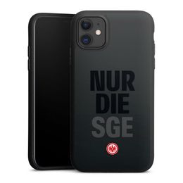 DeinDesign iPhone 11 Handy Premium Silikon H&uuml;lle Handyh&uuml;lle schwarz Case Sge Official Licensed Product Eintracht Frankfurt Silikon Premium Case
