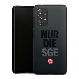 DeinDesign Galaxy A52s 5G Handy Silikon H&uuml;lle Case schwarz Handyh&uuml;lle Eintracht Frankfurt Sge Official Licensed Product