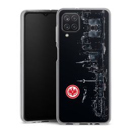 DeinDesign Galaxy A12 Handy Silikon H&uuml;lle Case transparent Handyh&uuml;lle Skyline Sge Eintracht Frankfurt Silikon Case