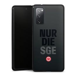 DeinDesign Galaxy S20 FE Handy Silikon H&uuml;lle Case schwarz Handyh&uuml;lle Sge Eintracht Frankfurt Official Licensed Product
