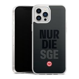 DeinDesign iPhone 13 Pro Max Handy Silikon H&uuml;lle Case transparent Handyh&uuml;lle Eintracht Frankfurt Sge Official Licensed Product Silikon Case