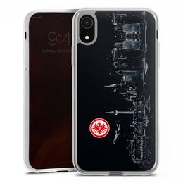 DeinDesign iPhone Xr Handy Silikon H&uuml;lle Case transparent Handyh&uuml;lle Skyline Eintracht Frankfurt Sge Silikon Case
