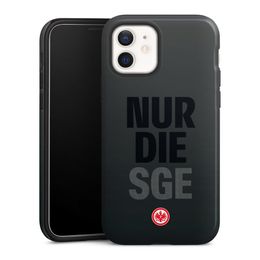 DeinDesign iPhone 12 mini Handy Panzer Handyh&uuml;lle robuste Outdoor H&uuml;lle Schutzh&uuml;lle gl&auml;nzend Eintracht Frankfurt Sge Official Licensed Product Tough Case