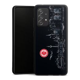 DeinDesign Galaxy A52s 5G Handy Premium Silikon H&uuml;lle Handyh&uuml;lle schwarz Case Skyline Eintracht Frankfurt Sge Silikon Premium Case