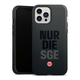 DeinDesign iPhone 13 Pro Max Handy Panzer Handyh&uuml;lle robuste Outdoor H&uuml;lle Schutzh&uuml;lle gl&auml;nzend Eintracht Frankfurt Sge Official Licensed Product Tough Case
