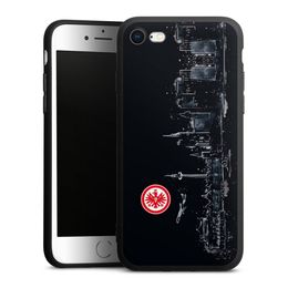 DeinDesign iPhone SE (2020) Handy Premium Silikon H&uuml;lle Handyh&uuml;lle schwarz Case Skyline Sge Eintracht Frankfurt Silikon Premium Case