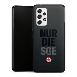 DeinDesign Galaxy A53 5G Handy Silikon H&uuml;lle Case schwarz Handyh&uuml;lle Sge Eintracht Frankfurt Official Licensed Product